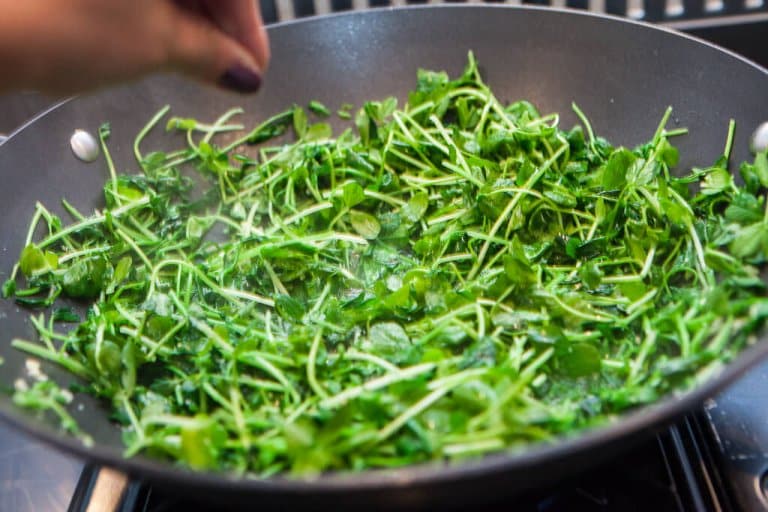 Chinese Stir Fried Pea Shoots • Steamy Kitchen Recipes