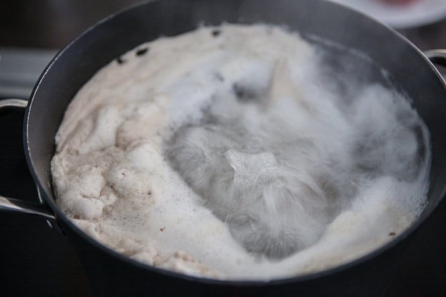 Shortcut to clean, clear homemade broth • Steamy Kitchen Recipes