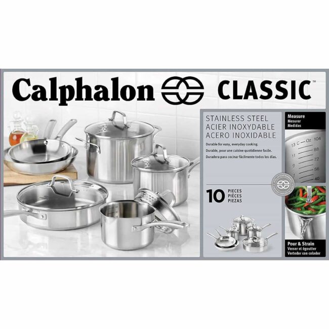 Calphalon Classic Stainless Steel Cookware Giveaway • Steamy Kitchen ...