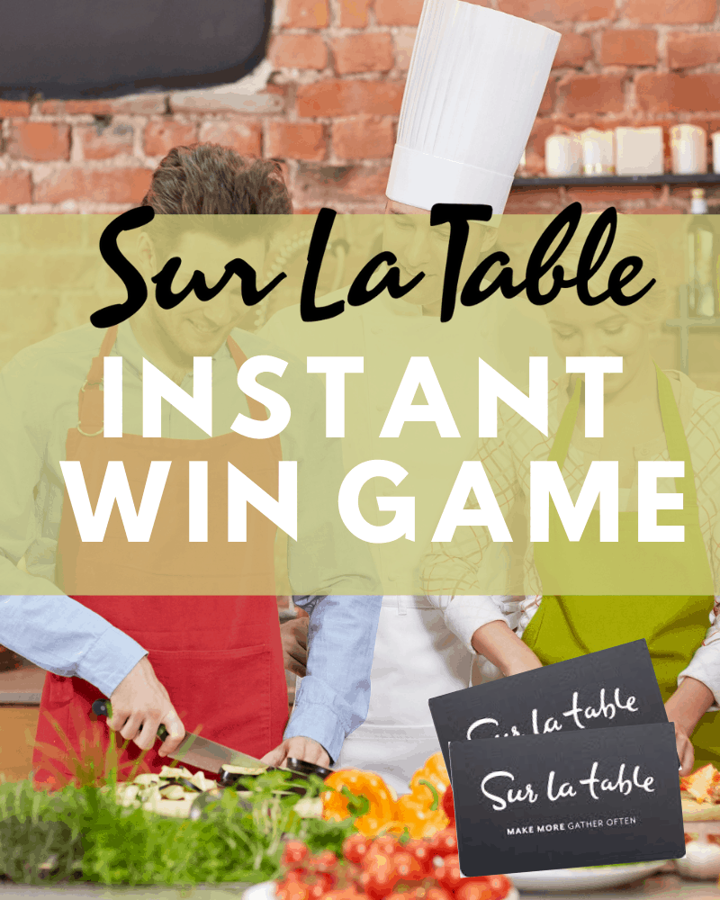 Sur La Table Instant Win Game • Steamy Kitchen Recipes Giveaways