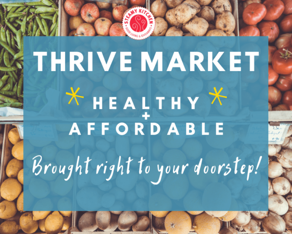 $100 Thrive Market Gift Card Giveaway • Steamy Kitchen Recipes Giveaways