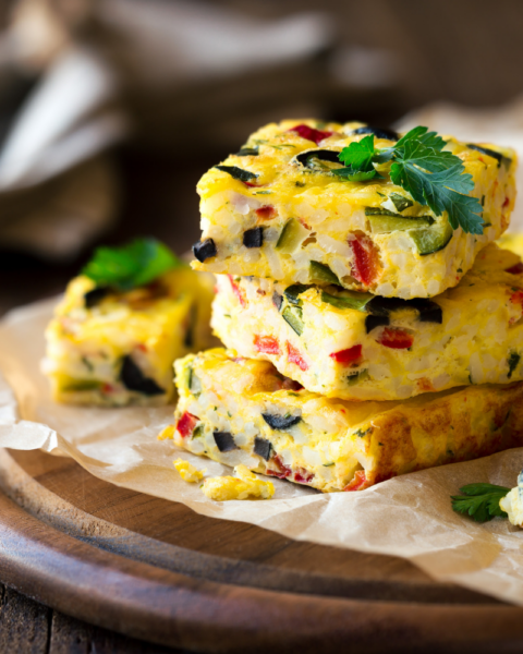 Easy Frittata in the Microwave • Steamy Kitchen Recipes