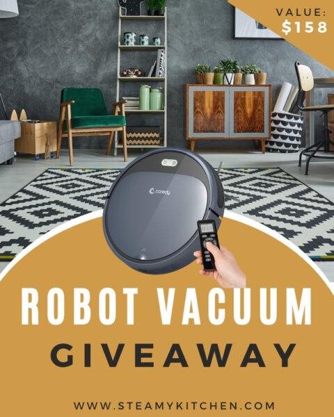 Robot Vacuum Giveaway • Steamy Kitchen Recipes Giveaways