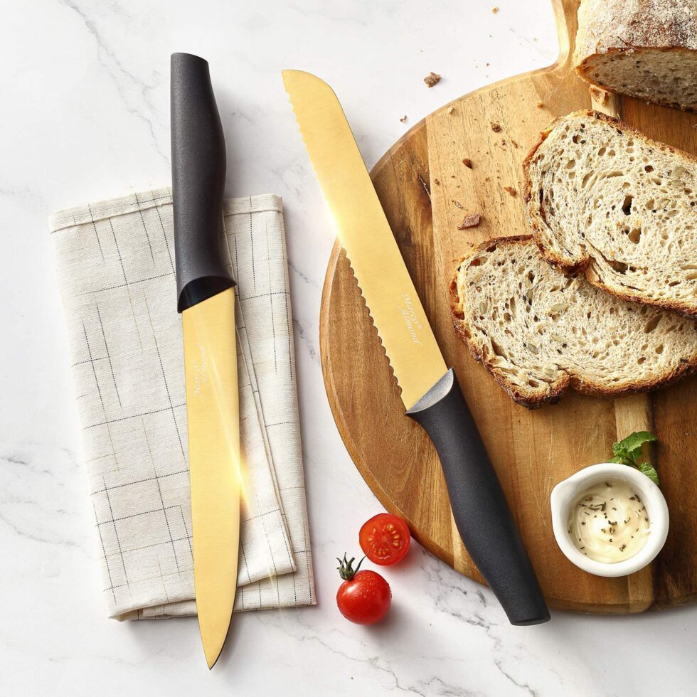 Marco Almond Golden Titanium Knife Set Giveaway • Steamy Kitchen ...