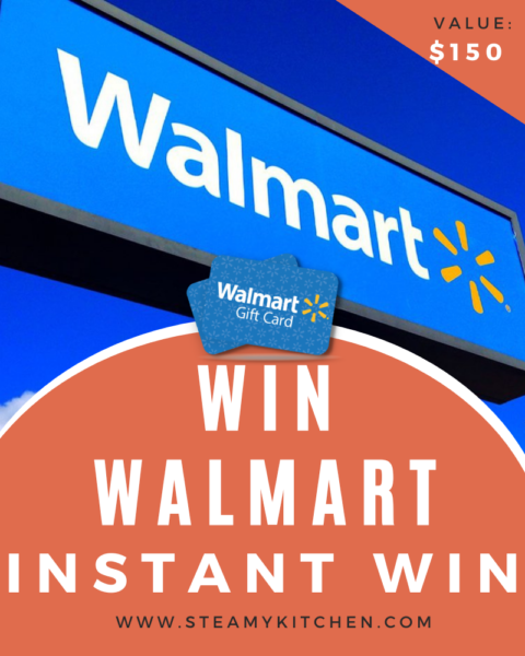 Wealthy Walmart Gift Card Instant Win • Steamy Kitchen Recipes