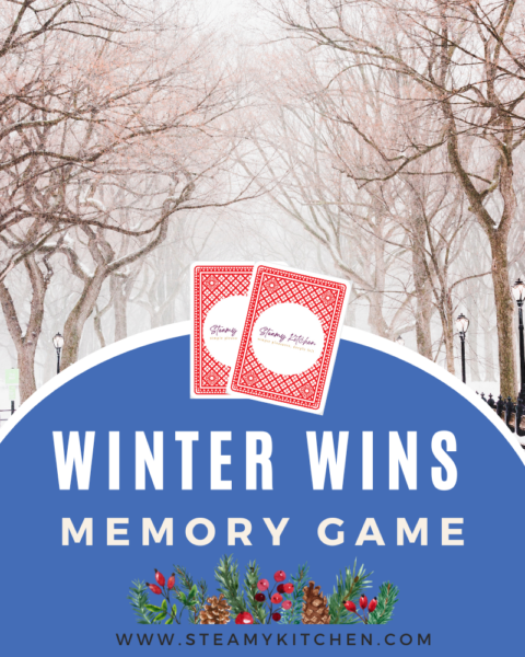 Winter Wins Memory Game • Steamy Kitchen Recipes