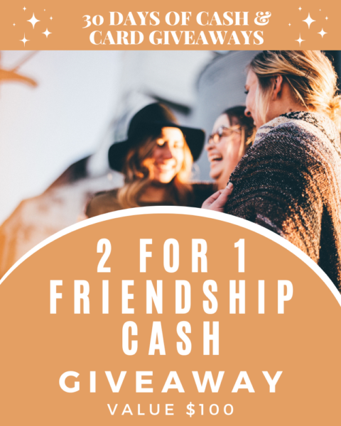 DAY 22: 2 for 1 Friendship Cash Giveaway • Steamy Kitchen Recipes
