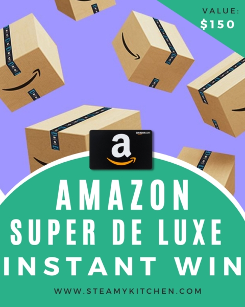 Amazon Super Deluxe Instant Win • Steamy Kitchen Recipes Giveaways