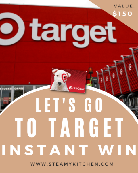 Let's Go To Target! Instant Win • Steamy Kitchen Recipes Giveaways