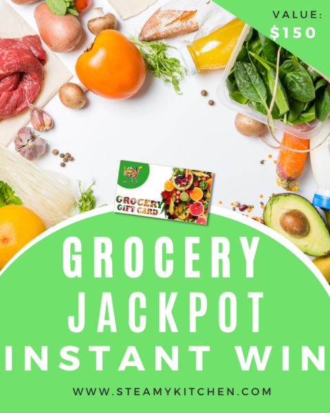 Grocery Jackpot Instant Win • Steamy Kitchen Recipes