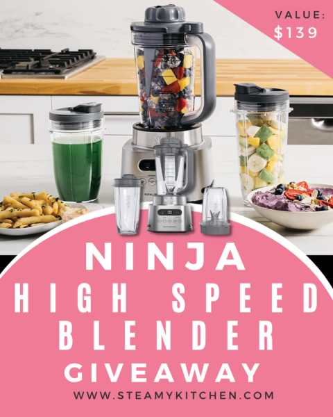 Ninja High Speed Blender Giveaway • Steamy Kitchen Recipes