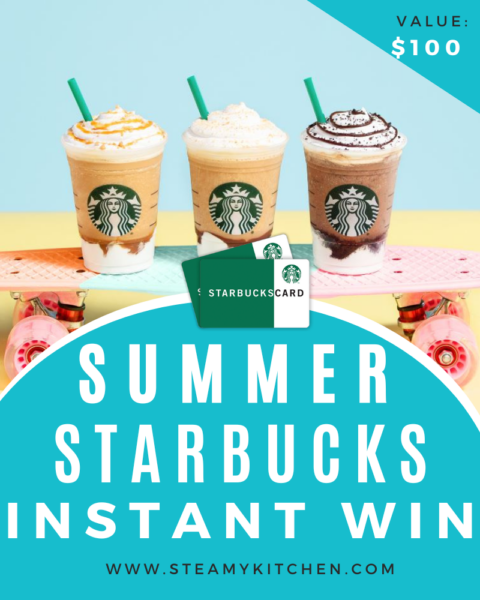 Summer Starbucks Instant Win • Steamy Kitchen Recipes