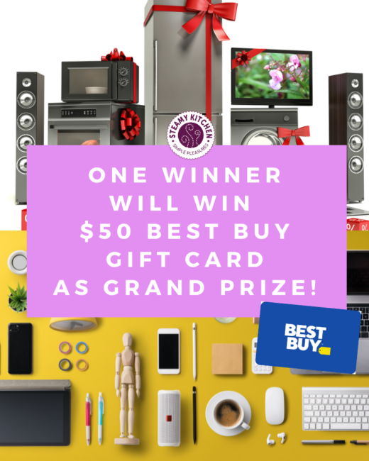 Best Buy Bonanza Instant Win • Steamy Kitchen Recipes Giveaways