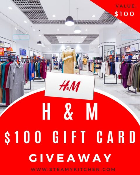 H&M $100 Gift Card Giveaway • Steamy Kitchen Recipes Giveaways