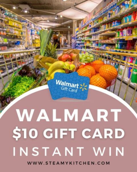 Walmart Wins Instant Win • Steamy Kitchen Recipes