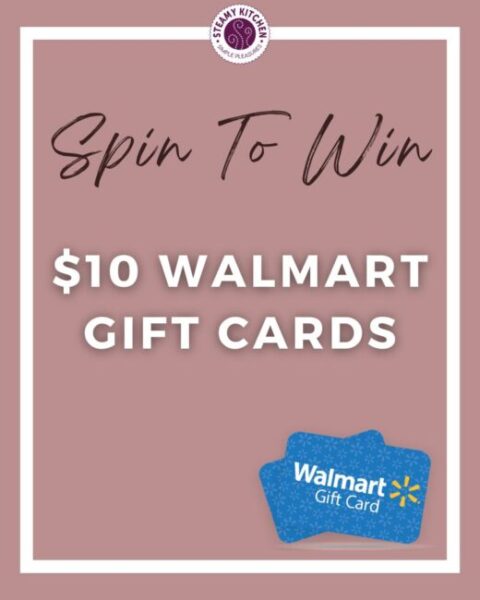 Walmart Wins Instant Win • Steamy Kitchen Recipes
