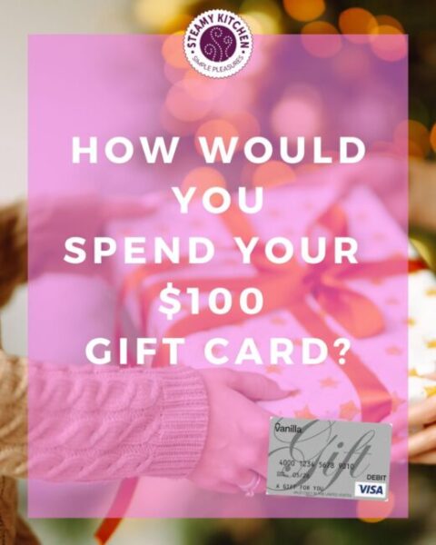Visa Vanilla $100 Gift Card Giveaway • Steamy Kitchen Recipes