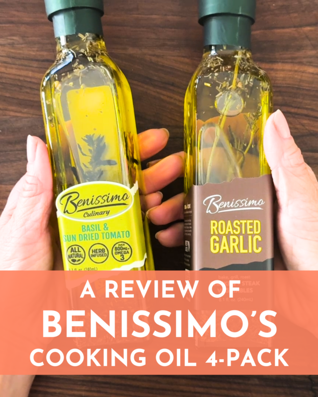 Benissimo Gourmet Cooking Oil Review • Steamy Kitchen Recipes