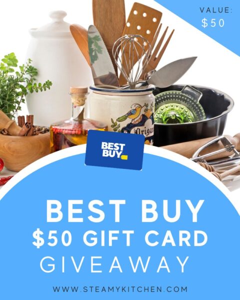 $50 Best Buy Gift Card Giveaway • Steamy Kitchen Recipes