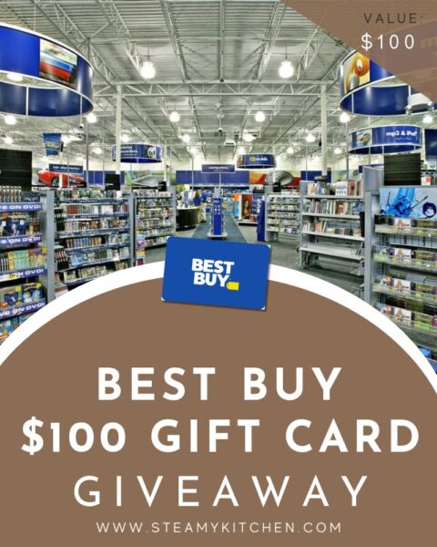 $100 Bestbuy Gift Card Giveaway • Steamy Kitchen Recipes