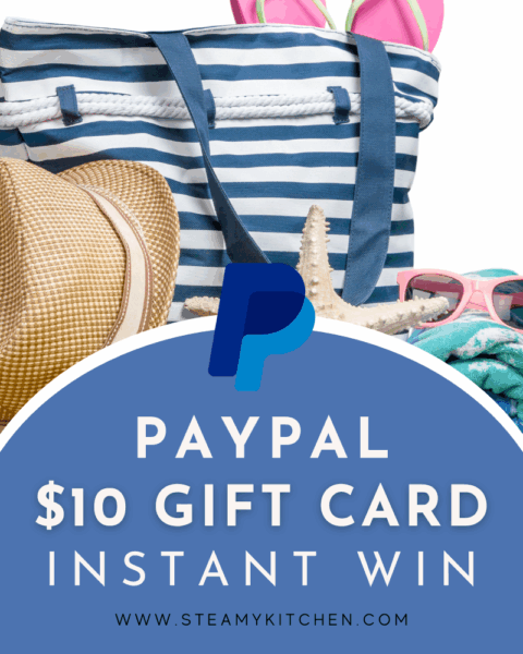 $10 Paypal Gift Card Instant Win • Steamy Kitchen Recipes