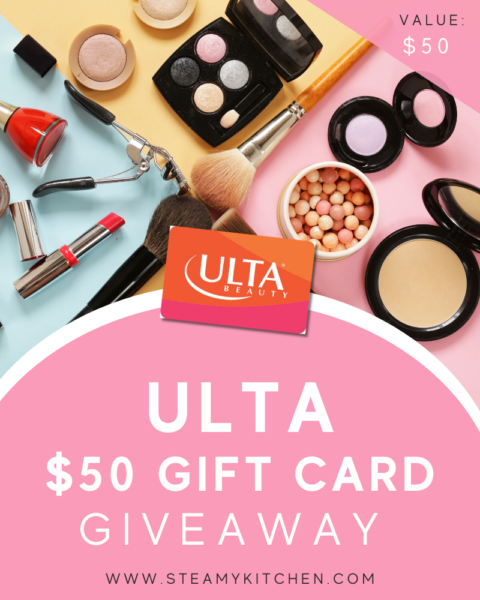 $50 Ulta Beauty Gift Card Giveaway • Steamy Kitchen Recipes