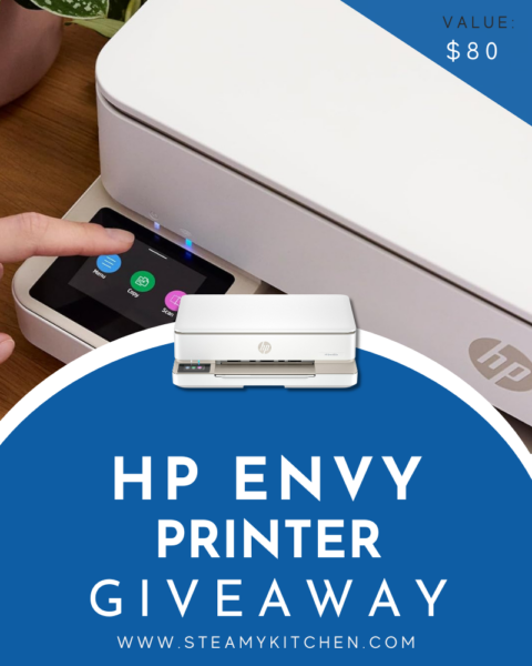 HP Envy Printer Giveaway • Steamy Kitchen Recipes